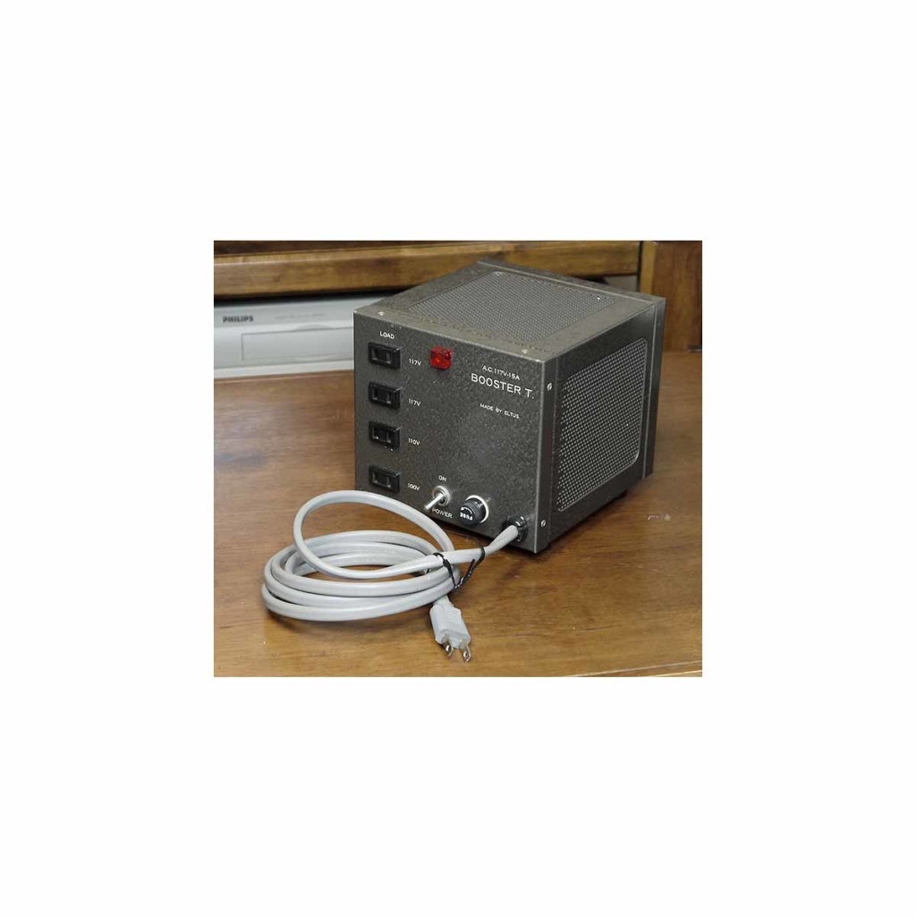 ELTUS BOOSTER T. 100/110/117V 15A ステップアップトランス